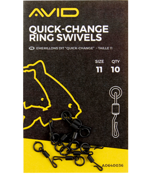 Avid Carp Quick Change Ring Swivel – Bankside Tackle