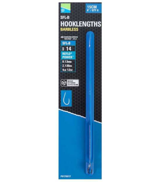 Preston Innovations SFL-B Spade End 15cm Hooklengths – Bankside Tackle