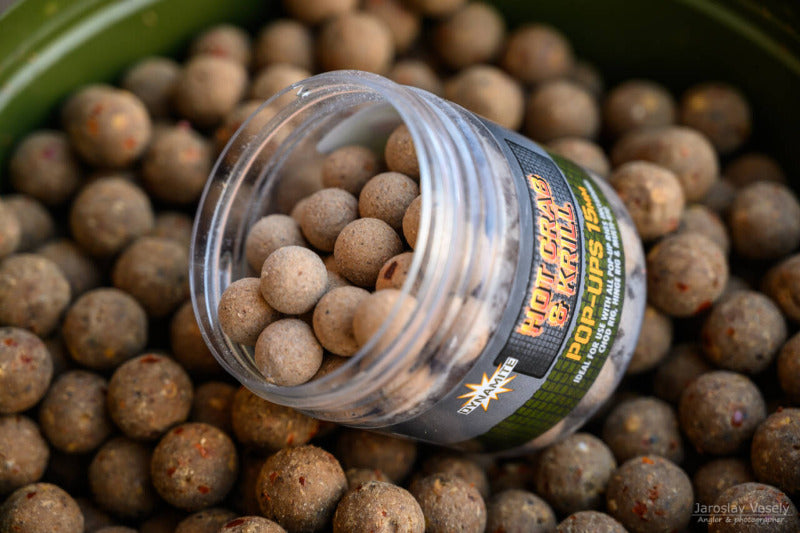 Dynamite Baits Hot Crab & Krill Food Bait Pop-Ups 15mm – Bankside Tackle