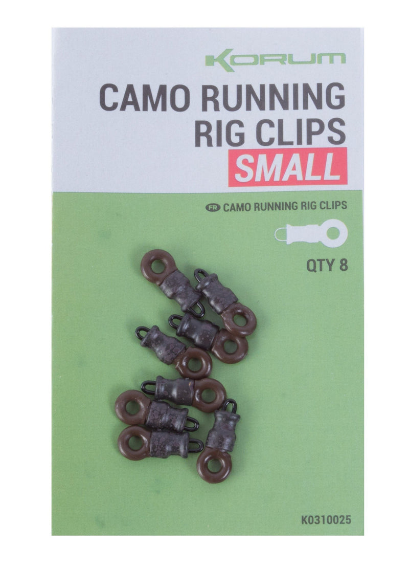 Korum Camo Running Rig Clips | Bankside Tackle