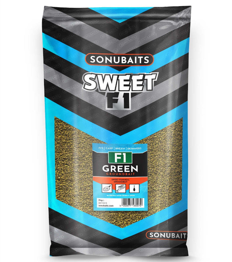 Sonubaits Sweet F1 Green Groundbait – Bankside Tackle